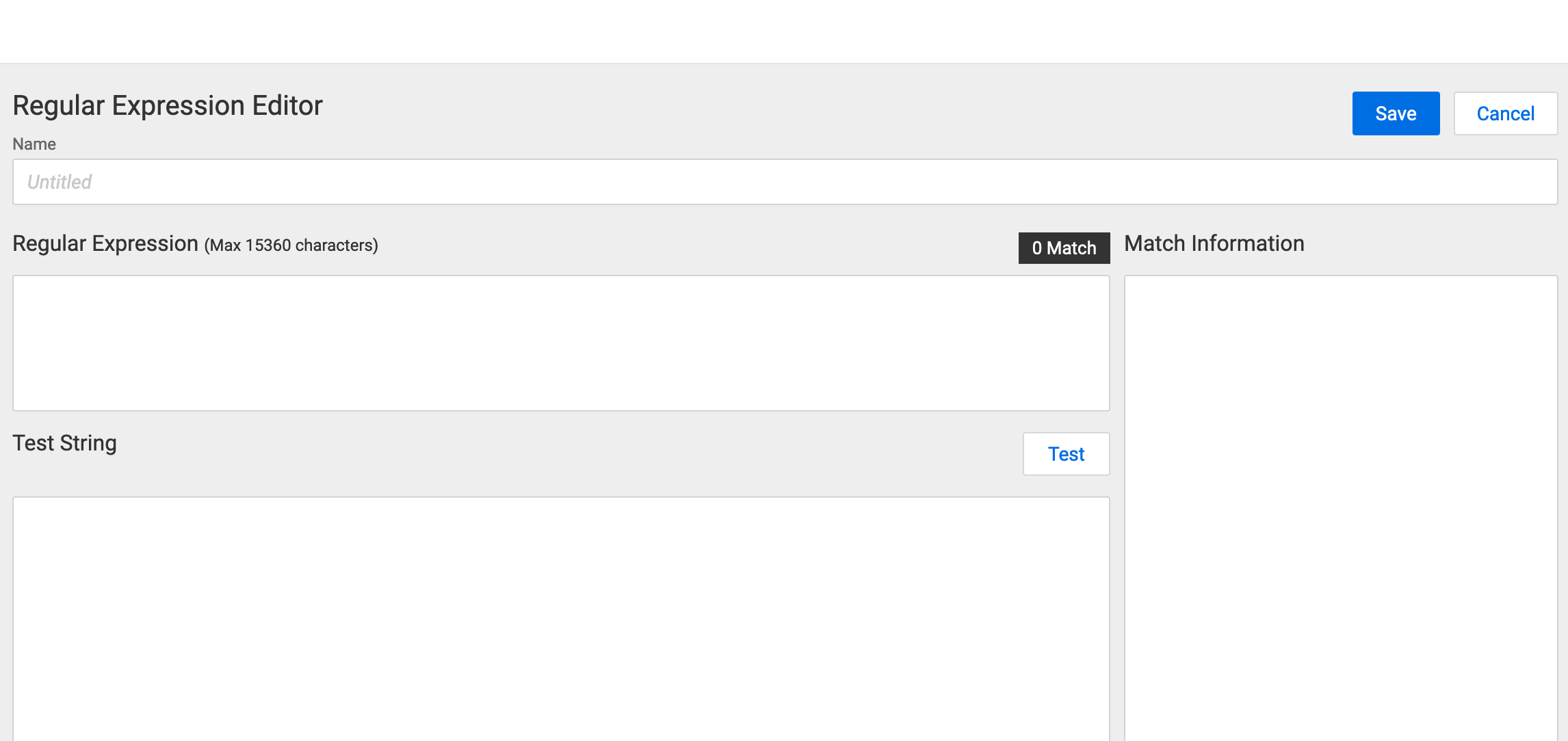 Adding custom regular expressions