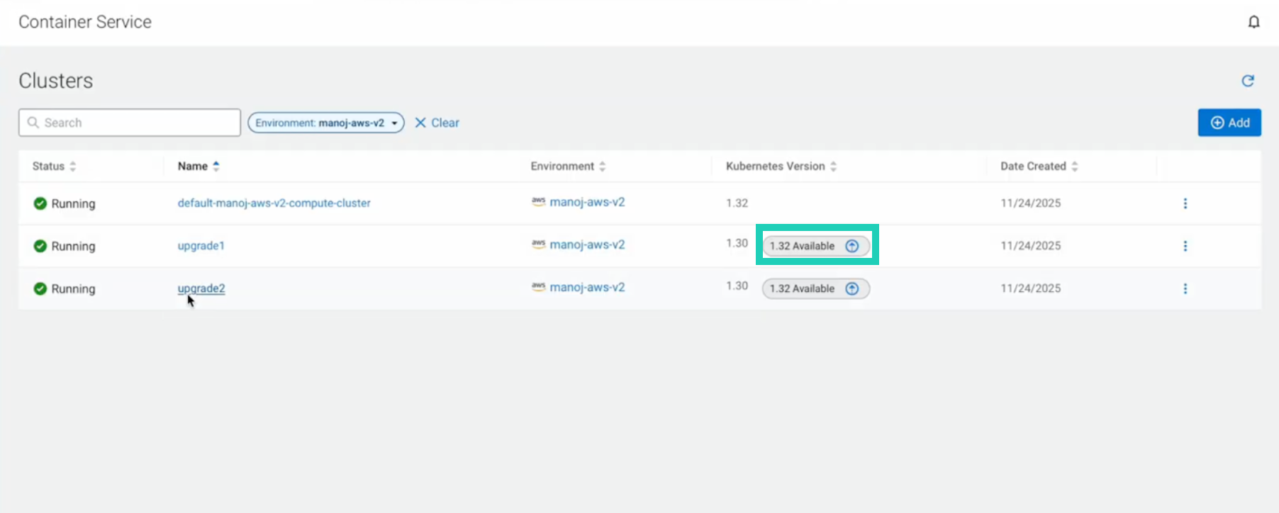 Upgrading Compute Clusters