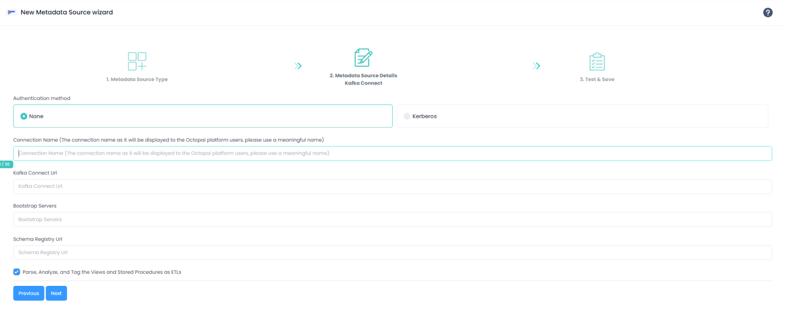 Configuring Kafka and Kafka Connect Connector in Cloudera Octopai