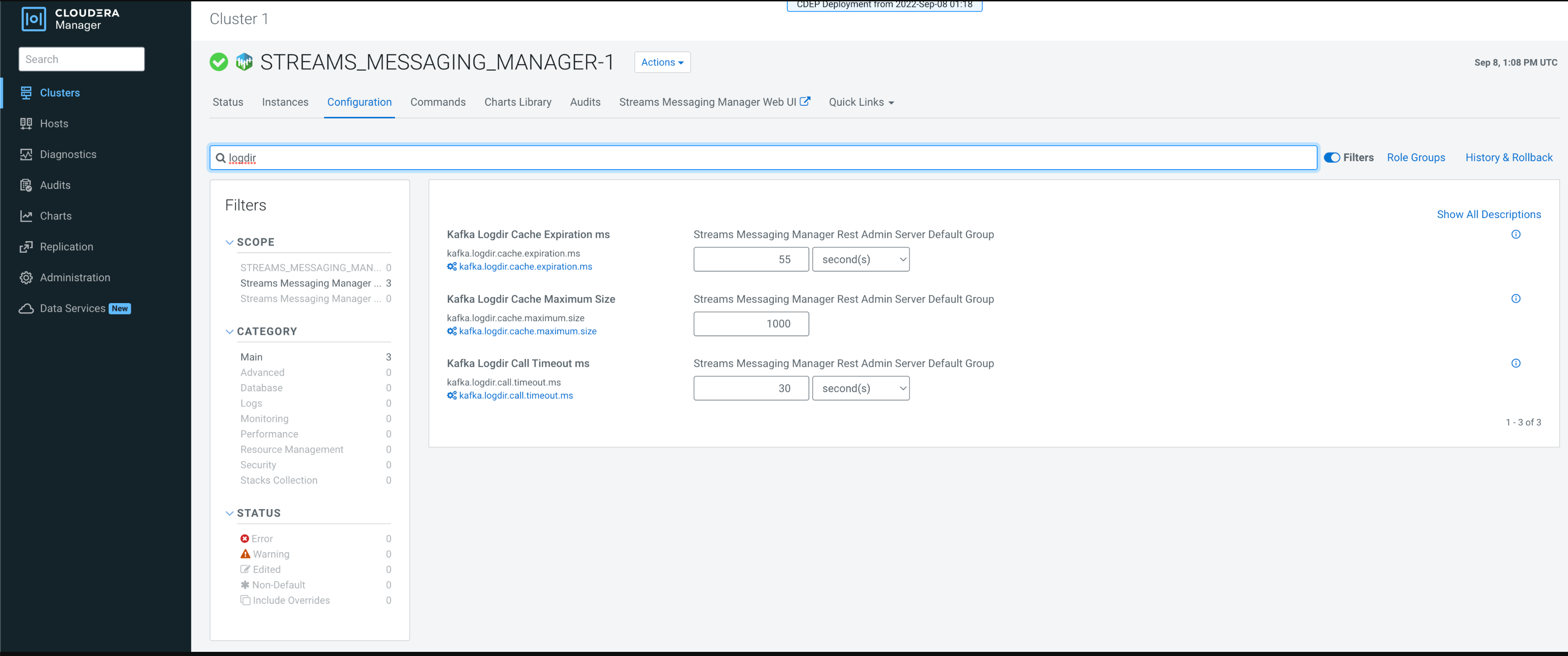 Monitoring Log Size Information Monitoring Log Size Information