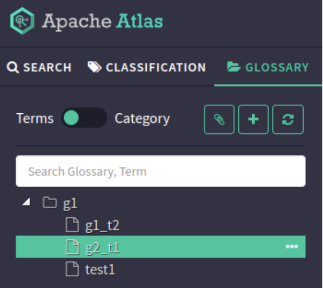 Example for finding parent object for assigned classification or term