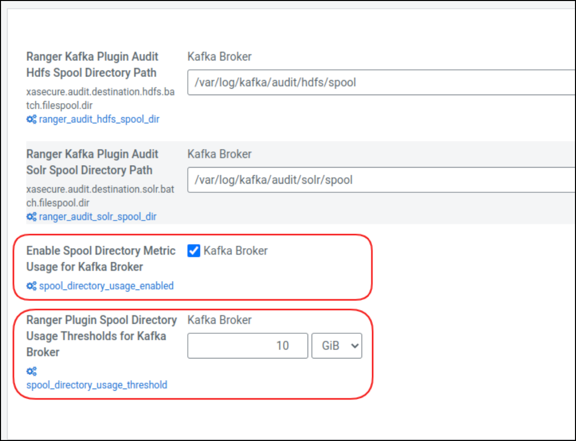Configuring audit spool alert notifications
