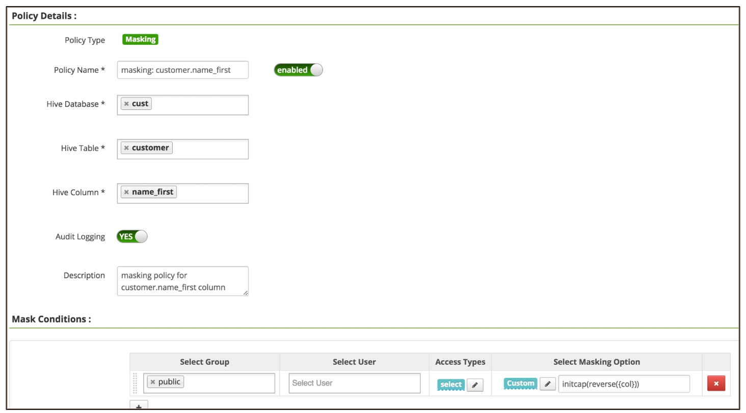 Apply custom transformation to a column
