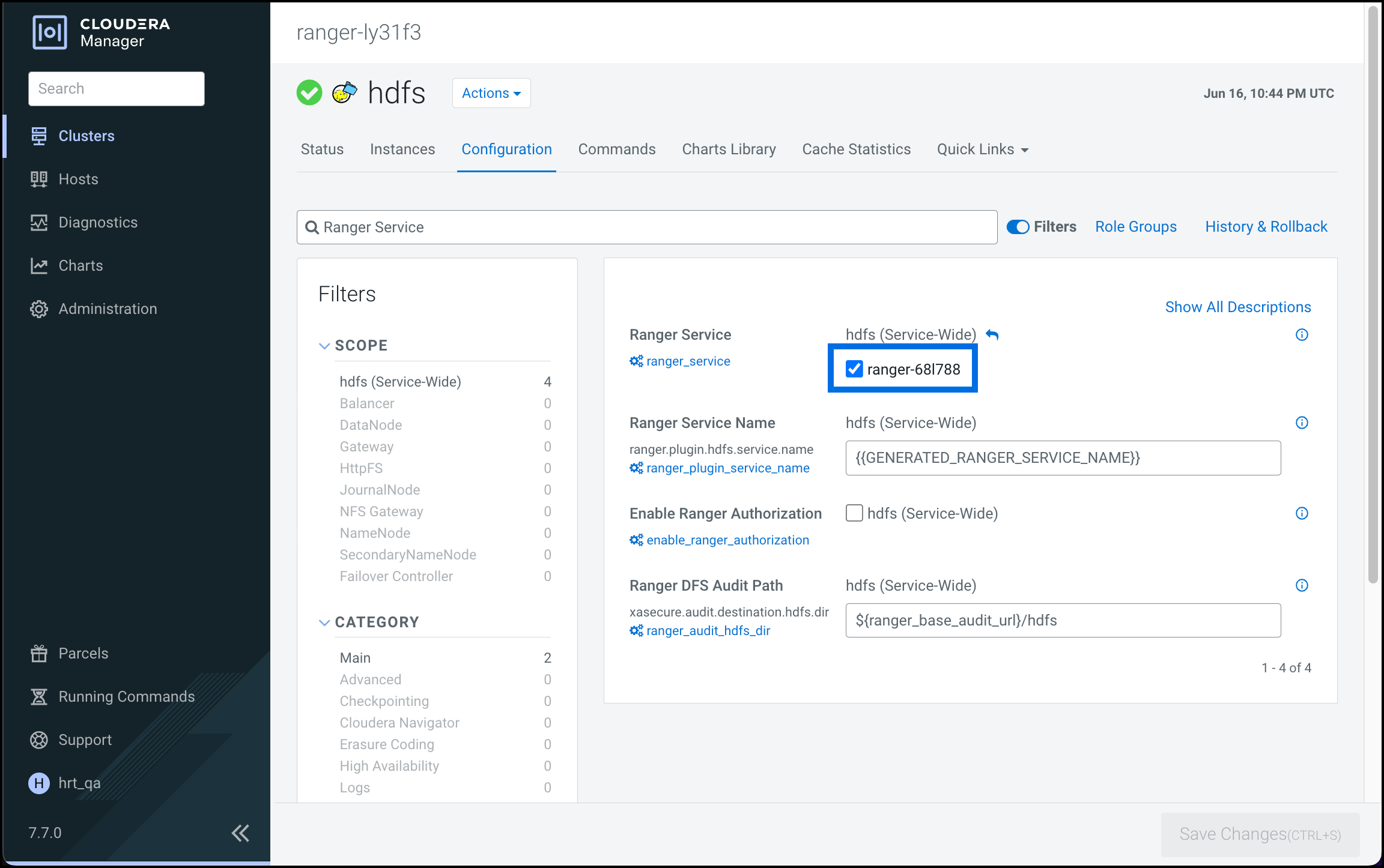 Enabling Ranger Hdfs Plugin Manually On A Cloudera Data Hub 2543